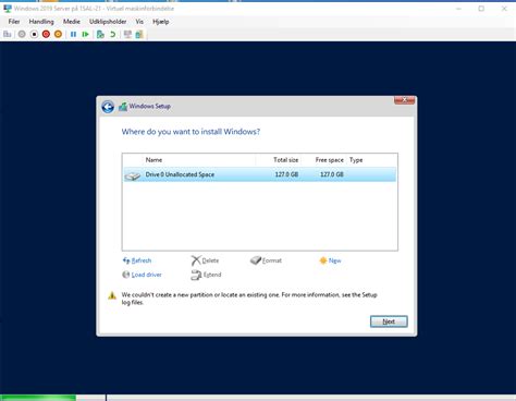 Problems Installing Windows 2019 Server On Hyper V Manager Virtual Machine Rhyperv