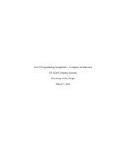 CS Unit Programming Assignment Docx Unit Programming Assignment Computer