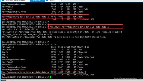 Xfsgrowfs Data Is Not A Mounted Xfs Filesystem Csdn博客