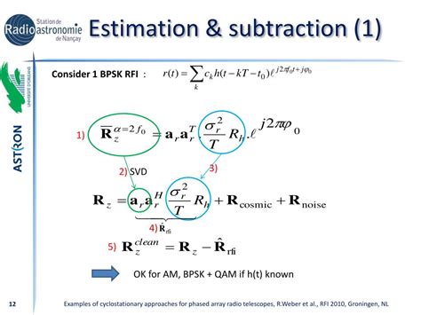 Ppt Examples Of Cyclostationary Approaches For Phased Array Radio Telescopes Powerpoint