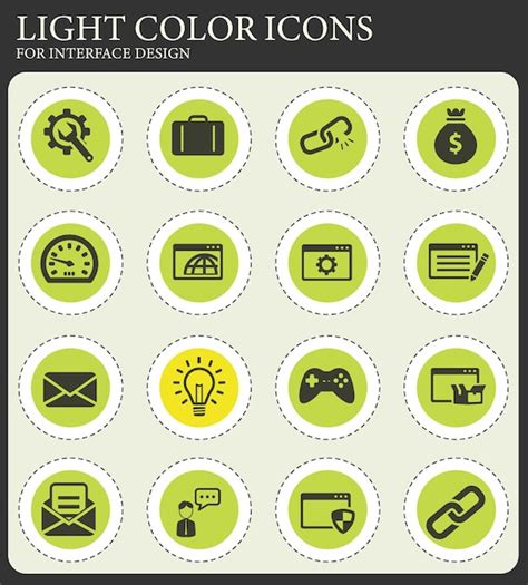 Premium Vector Seo And Development Simply Icons