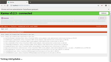 Testing Test Failure In Ng Test Cannot Call Promise Then From Within A Sync Test