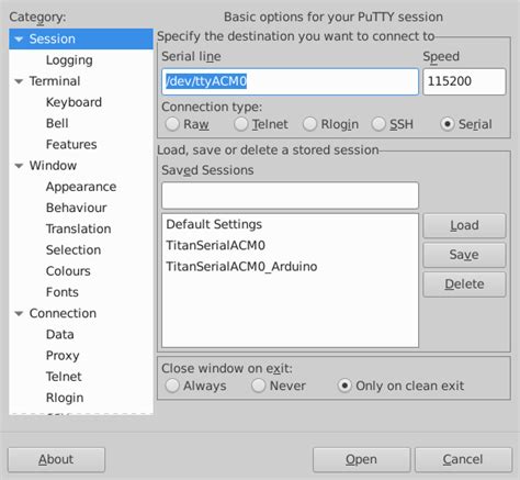Serial Communication FlexSpec Documentation