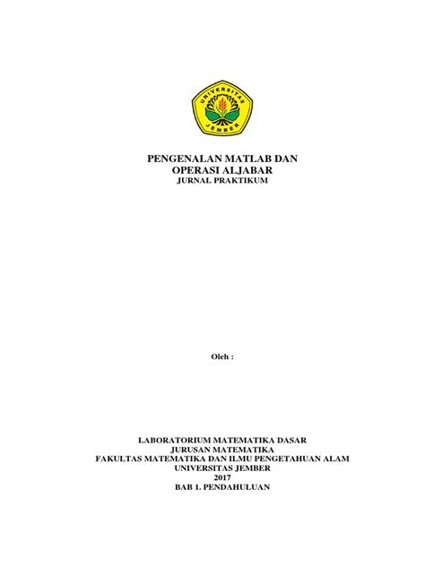 Jurnal Matlab Pdf