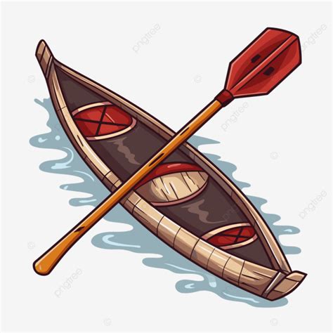 교차 노 스티커 클립 아트 물에 카누 벡터 일러스트 레이 션의 만화 아이콘 그림 상표 Png 일러스트 및 벡터 에 대한 무료 다운로드 Pngtree