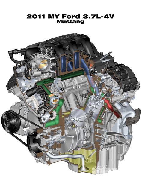 2011 Ford Mustang 3 7l V6 Engine