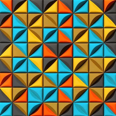 Premium Ai Image Vibrant Colorful Patterned Tiles For Interior Design