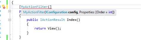 C Inject Iconfiguration Into Actionfilter Stack Overflow