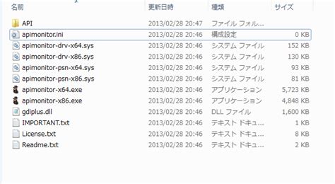 maruton s memorandum [windows]api monitor
