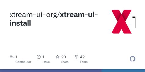 github xtream ui org xtream ui install