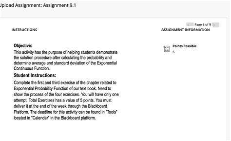 Jpload Assignment Assignment 91 Instructions Page