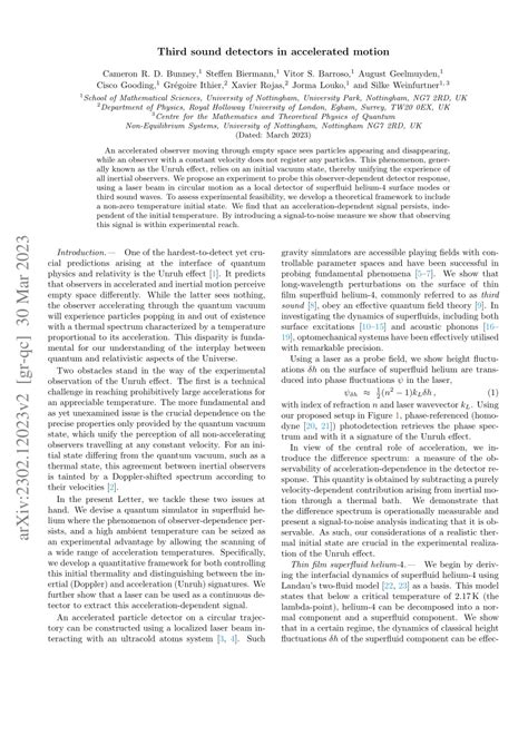 Pdf Third Sound Detectors In Accelerated Motion