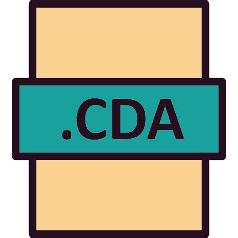 Cda File Generic Outline Color Icon