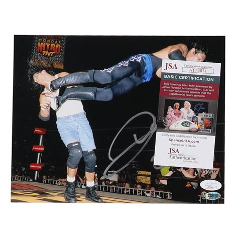 Juventud Guerrera Signed Wcw 8x10 Photo Jsa Pristine Auction