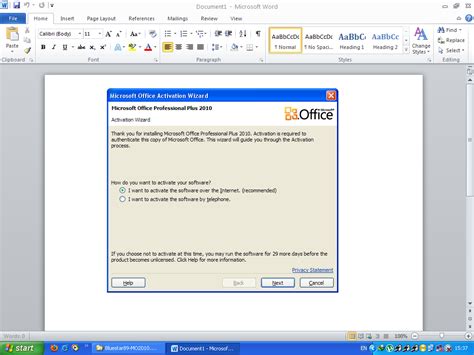 Office 2010 activation keys - ercreator