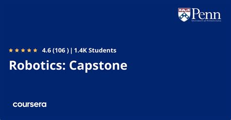 Robotics Capstone Coursya