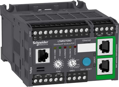 Schneider Electric TeSys T A VDC Ethernet IP Modbus TCP Inputs Logic Outputs Motor