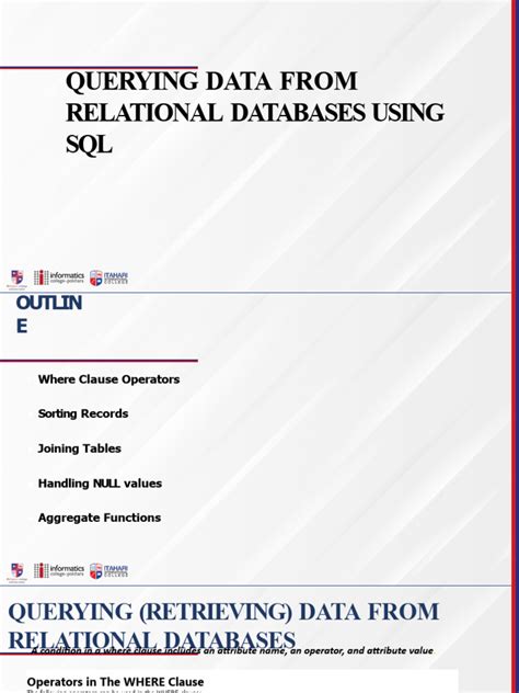 Lecture Slide 3 Pdf Relational Model Data Management