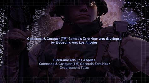 Command And Conquer Generals Zero Hour Credits Image Kavendine Moddb