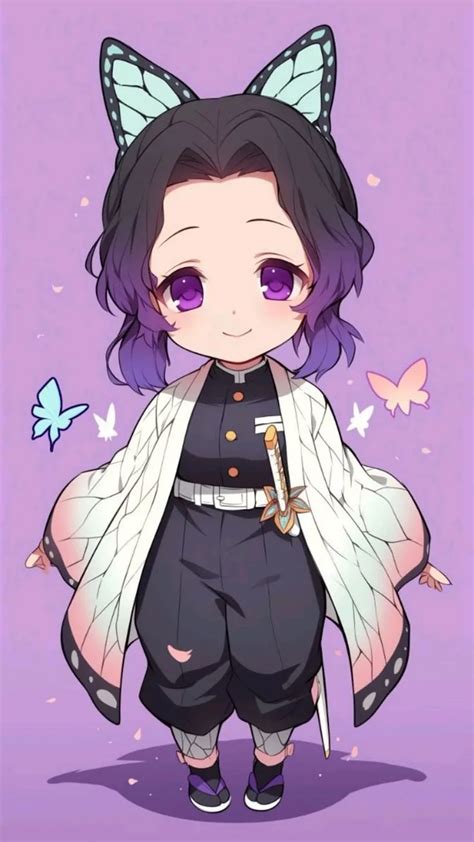 Tuyển Tập Hình ảnh Shinobu Chibi Siêu đẹp Cực Dễ Thương