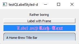 C How Do I Change Qt Label Text To Look Like Window Title Text Stack Overflow