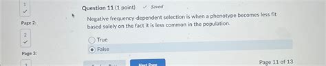 Solved Question 11 1 ﻿point ﻿savedpage 2 Negative