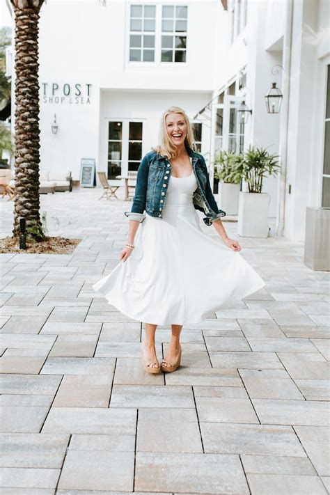 Cropped Denim Jacket With Maxi Dress