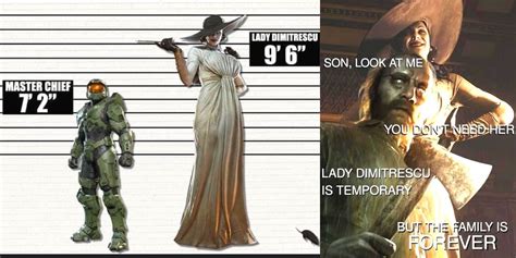 Resident Evil 8 10 Hilarious Lady Dimitrescu Memes