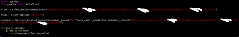 python pykafka socket disconnected during offset manager discovery
