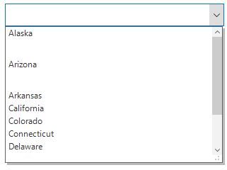Item Height In Windows Forms ComboBox Control Syncfusion