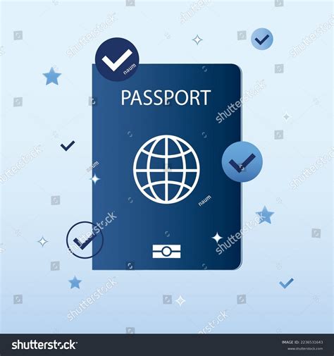 Passport Identity Documents High Rank Document Stock Vector Royalty
