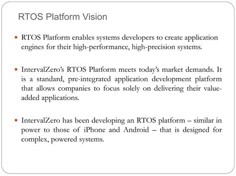 Rtx64 And Rtx Real Time Operating System Ppt