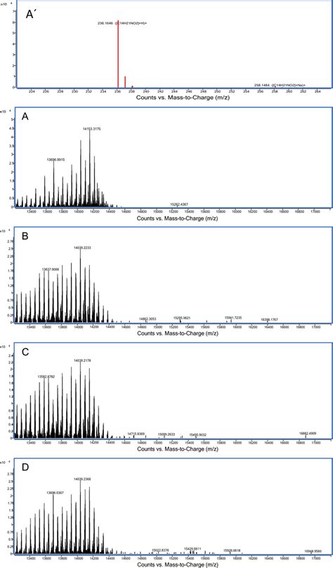 A Mass Spectrum Of Ho Aavpa C14h21no2 H⁺ A Spectrum Obtained Download Scientific