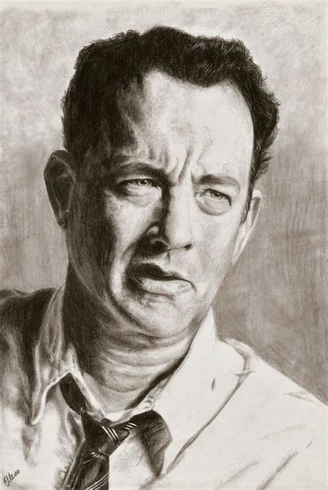 Tom Hanks Celebrity Art Portraits Portrait Art Portrait