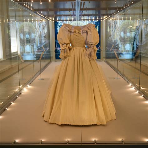 Princess Diana Wedding Dress On Display Photos