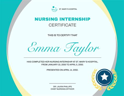 Free Printable Internship Certificate Templates To Customize Online