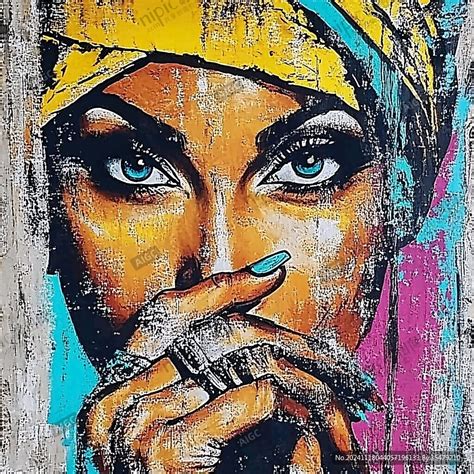 Ai创作图时尚人物现代装饰画 丙烯画人物 少数民族涂鸦油画 人脸色块拼接装饰画 波普装饰画艺术 新颖新锐创意艺术绘画 现代人物装饰画 抽象女人