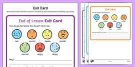 What Are Exit Cards Answered Twinkl Teaching Wiki