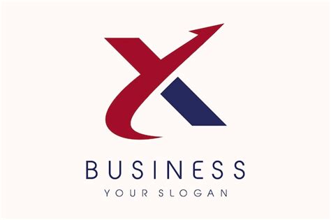 X 로고 화살표 편지 X 디자인 벡터 일러스트 레이 션 현대 아이콘입니다 프리미엄 벡터