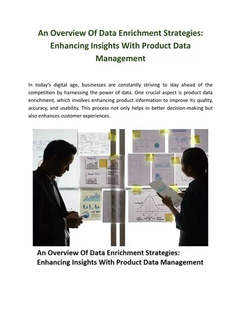 PPT An Overview Of Data Enrichment Strategies Enhancing Insights With Product Data PowerPoint