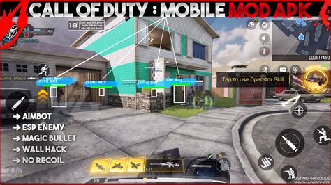 Call Of Duty Mobile Mod Apk 1 0 43 Global Version Aimbot Esp Wall Hack No Jailbreak Non