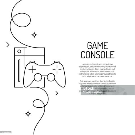 게임 콘솔 아이콘의 연속 선 그리기입니다 손으로 그린 상징 벡터 일러스트 레이 션 비디오 게임에 대한 스톡 벡터 아트 및 기타 이미지 비디오 게임 놀기 한붓그리기