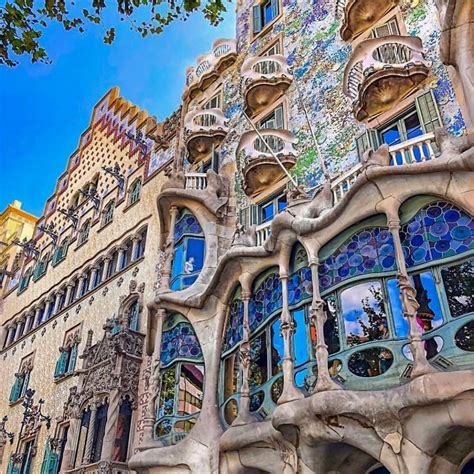 Famous Gaudi Architecture In Spain