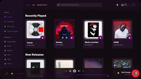 Github Het03web Music Player Ui Ui Design Of Web Music Player