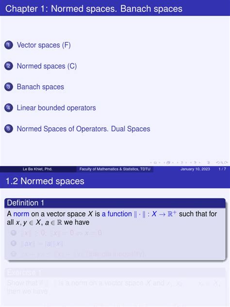 1 2 normed spaces download free pdf metric space mathematical