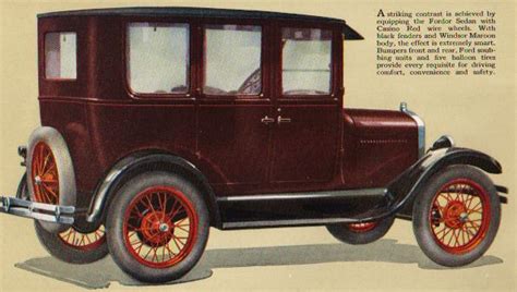 Model T Ford Forum Nice Maroon Color For 1926