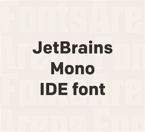 jetbrains mono font ships with jetbrains ide v2019 3 — fontsarena