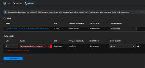 Adding A Disk To An Azure Virtual Machine