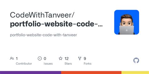 Github Codewithtanveerportfolio Website Code With Tanveer Portfolio