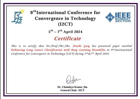 Arushi Garg On Linkedin Research Lungcancer Deeplearning Ai Machinelearning Medicalai Ieee